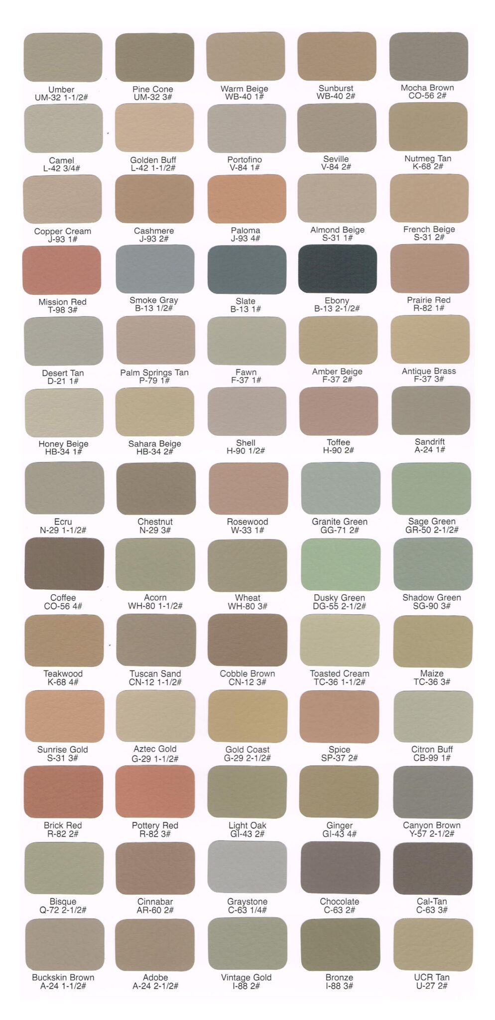 Color Concrete Chart – Quartzj